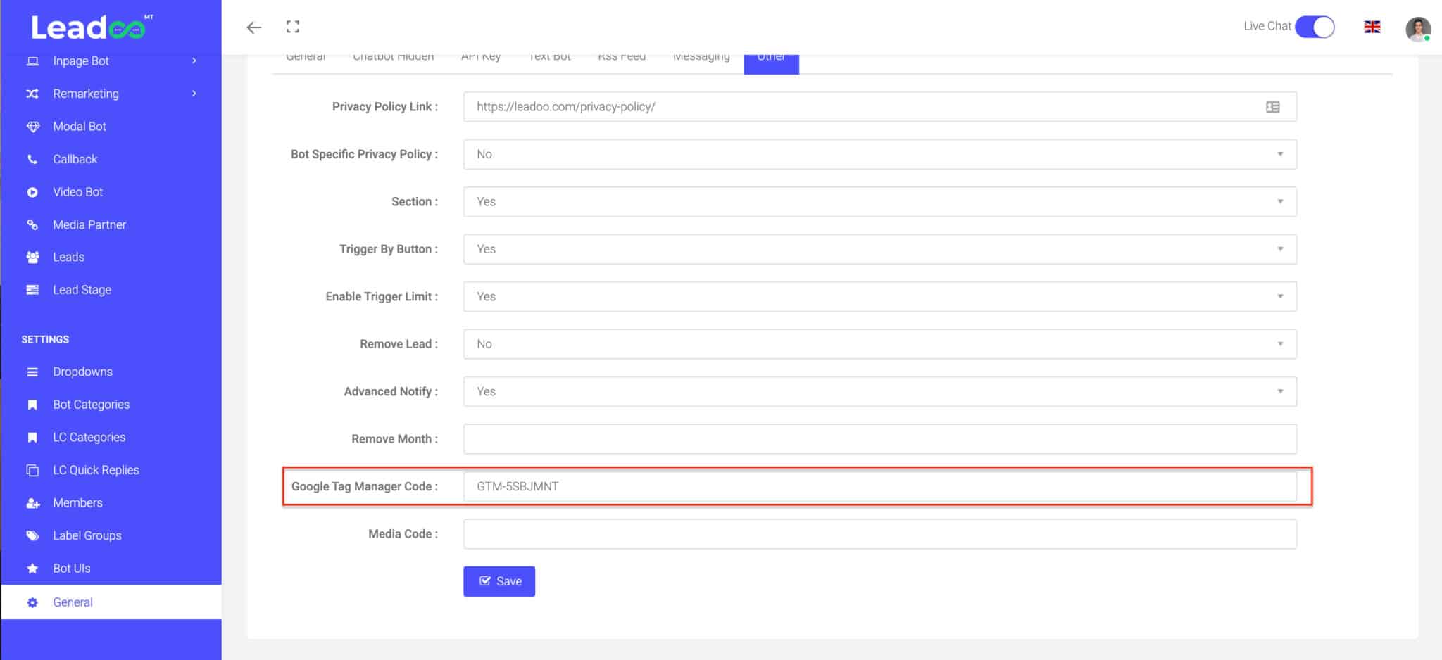 How to Integrate Leadoo with GTM | Leadoo - Lead Conversion Platform