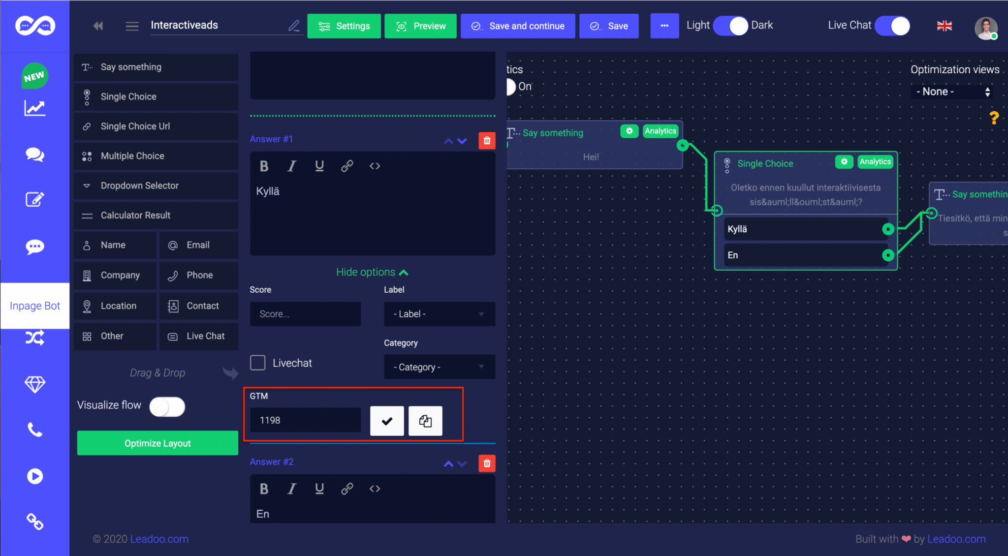 How to Integrate Leadoo with GTM | Leadoo - Lead Conversion Platform