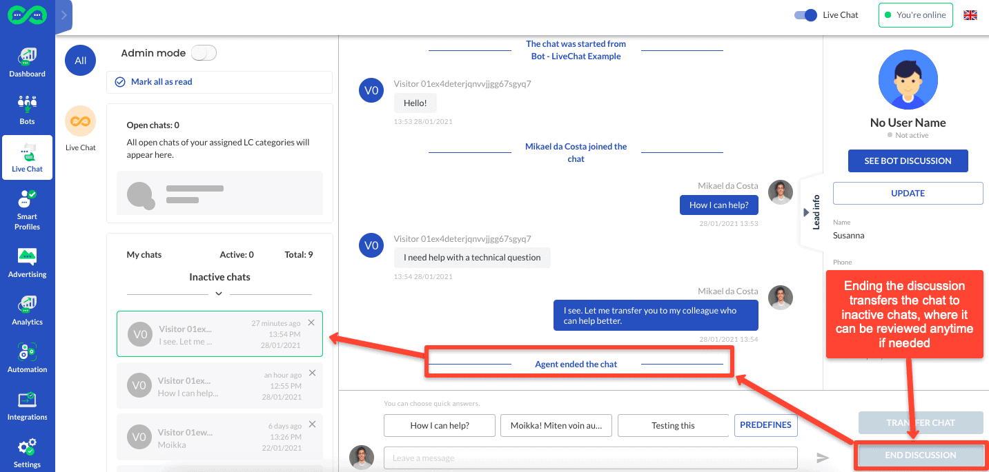 How to use Leadoo LiveChat? | Leadoo