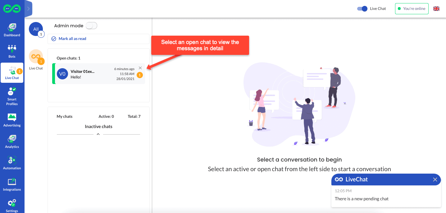 How to use Leadoo LiveChat? | Leadoo