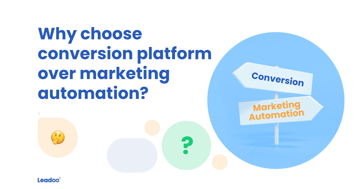 Conversion Platform vs Marketing Automation | Leadoo