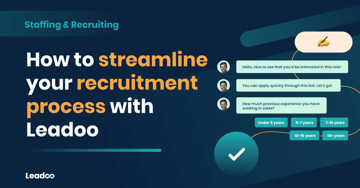 How to streamline your recruitment process with Leadoo