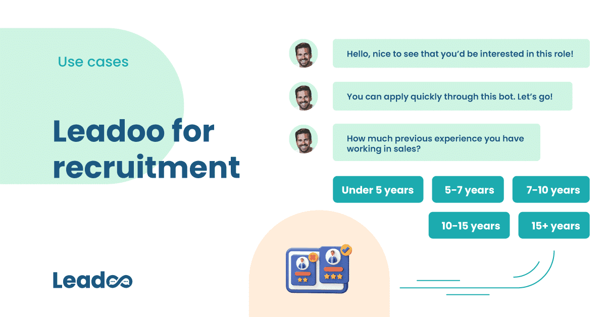 Use cases - recruitment | Leadoo - Conversion Platform
