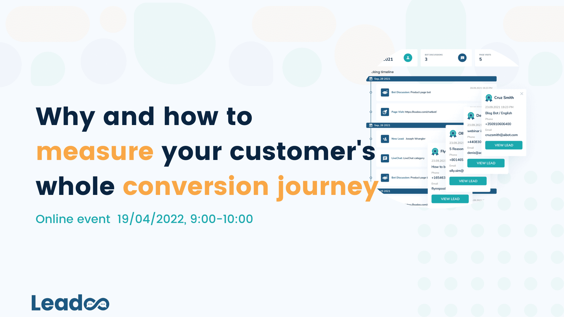 Measure the complete conversion journey | Leadoo