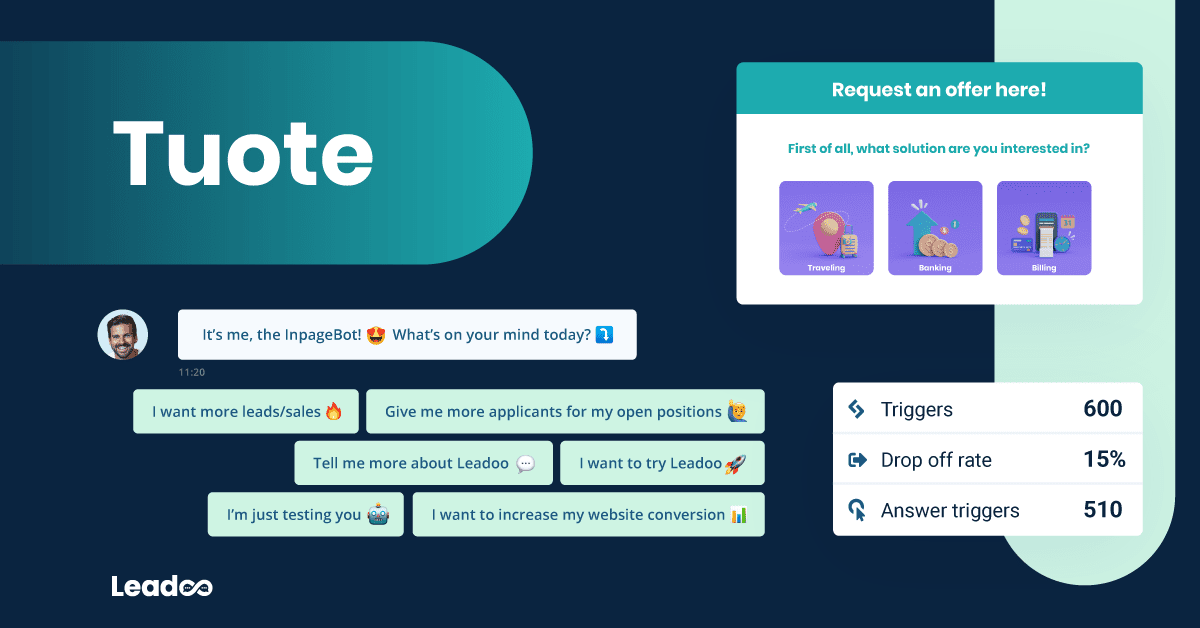 Tuote | Leadoo - Conversion Platform