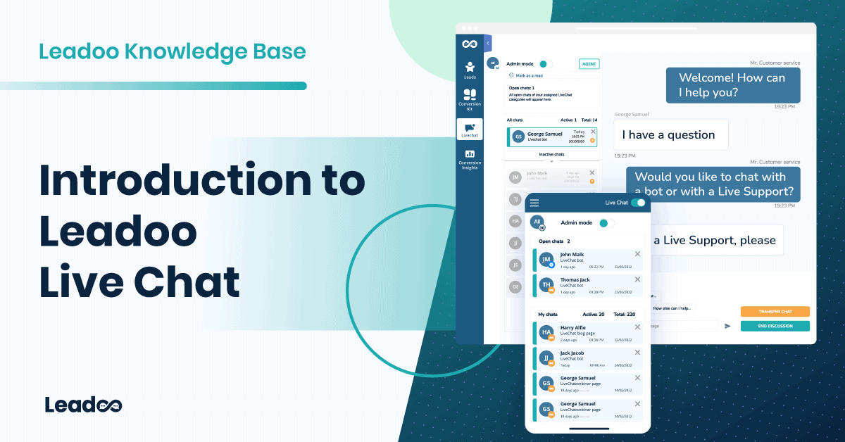 Introduction to Leadoo Live Chat | Leadoo - Conversion Platform