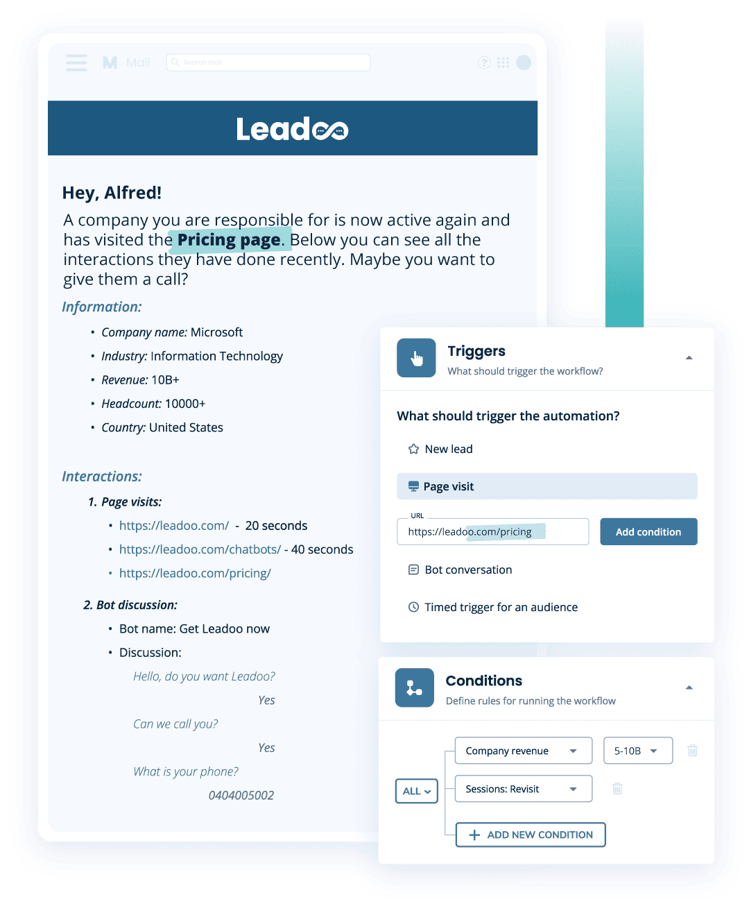 Personaliser | Leadoo - Conversion Platform