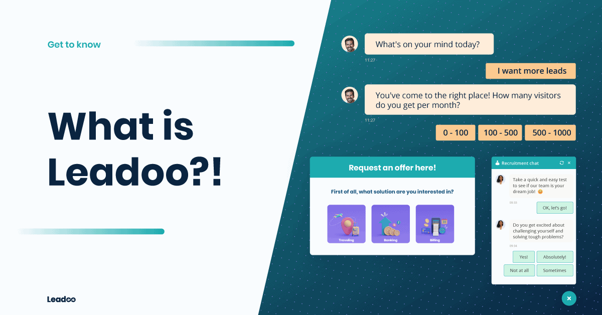 Mitä Leadoo siis tekee? | Leadoo - Conversion Platform