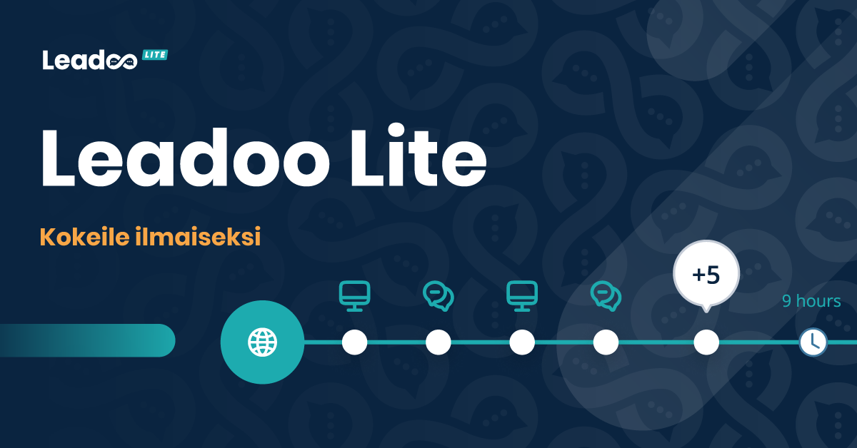 Leadoo Lite - Kokeile ilmaiseksi | Leadoo - Conversion Platform